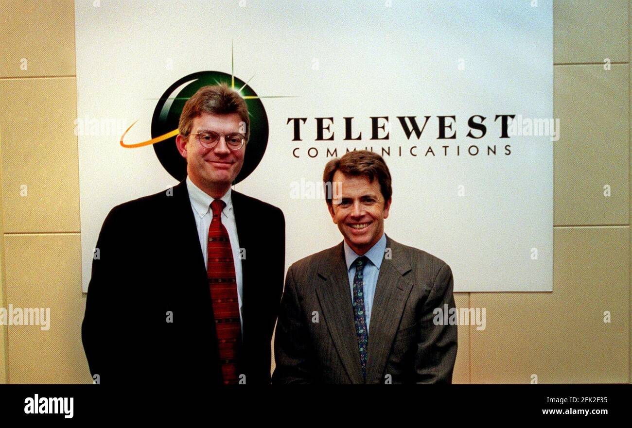 TONY ILLSLEY, CHIEF EXECUTIVE.(L) & CHARLES BURDICK, FINANCE DIRECTOR ...