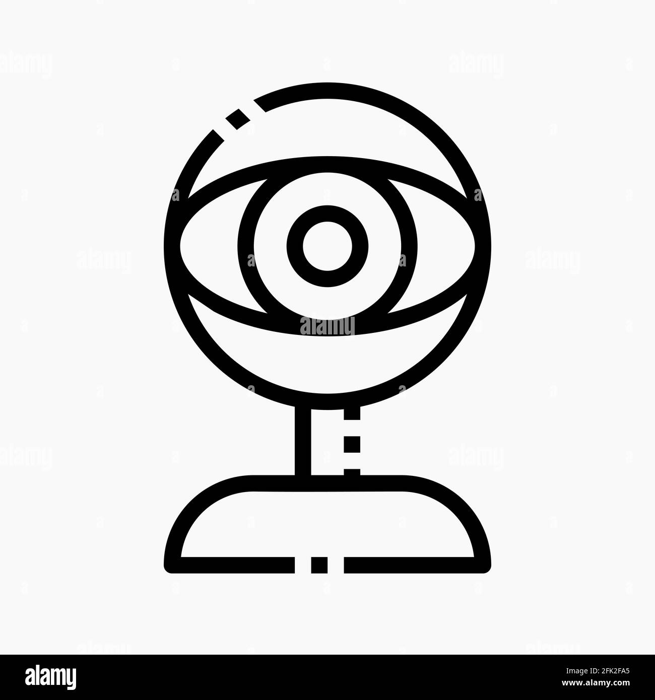 Webcam icon Stock Vector Images - Alamy