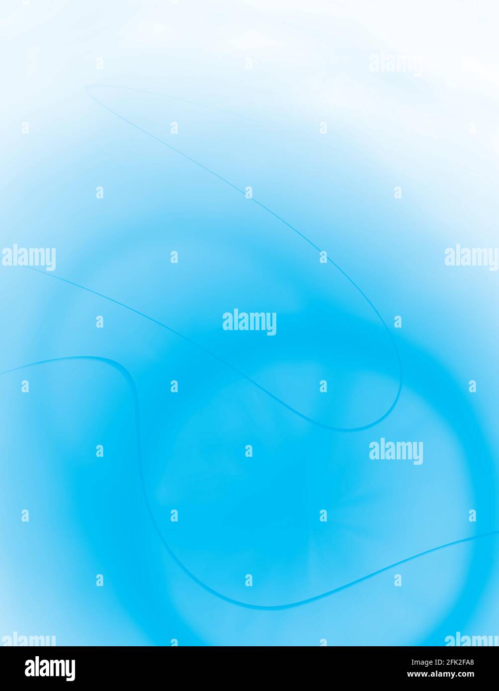 Abstract light blue blurred background with thin wavy lines and ...