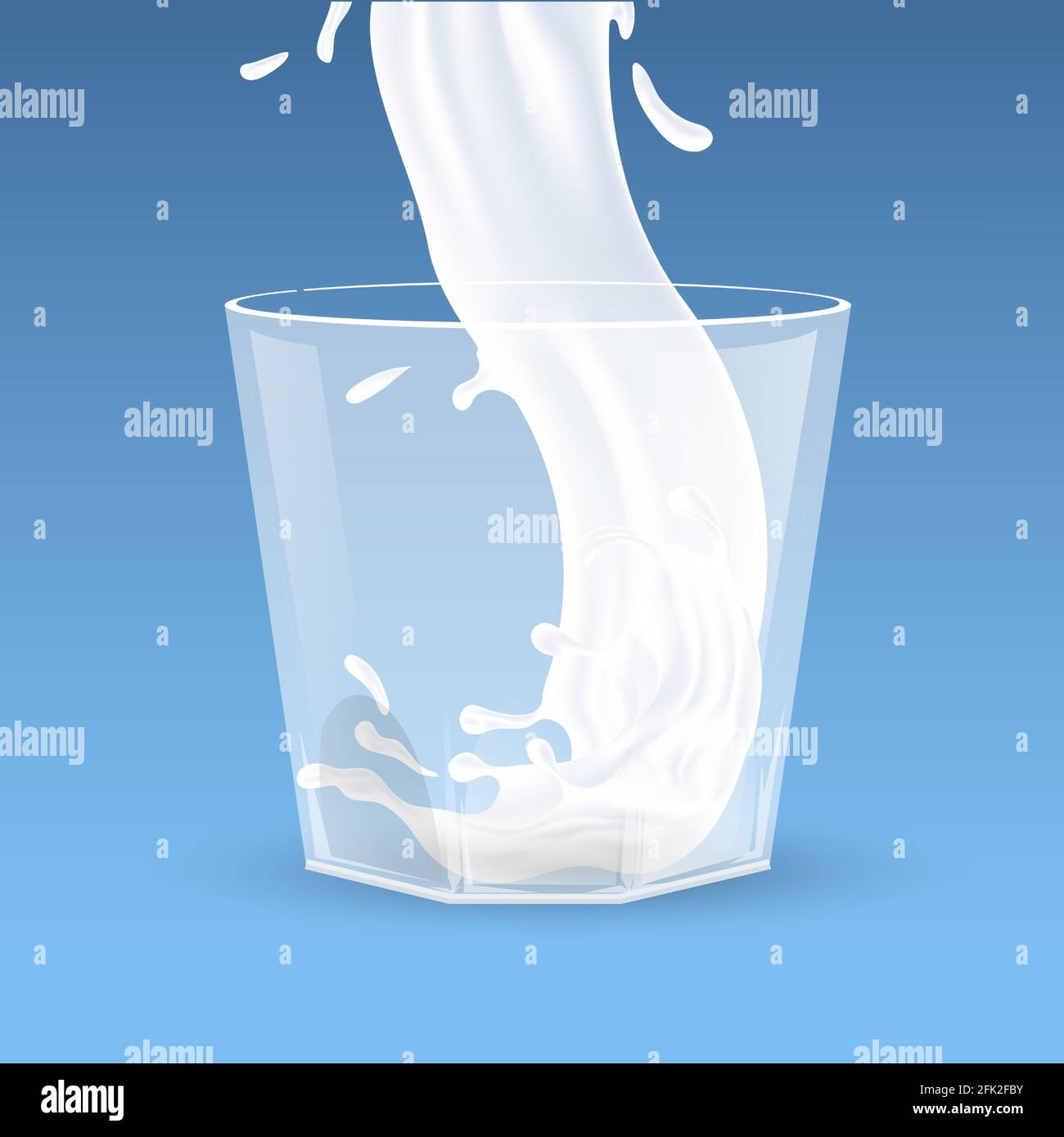 Glass Of Milk Vector