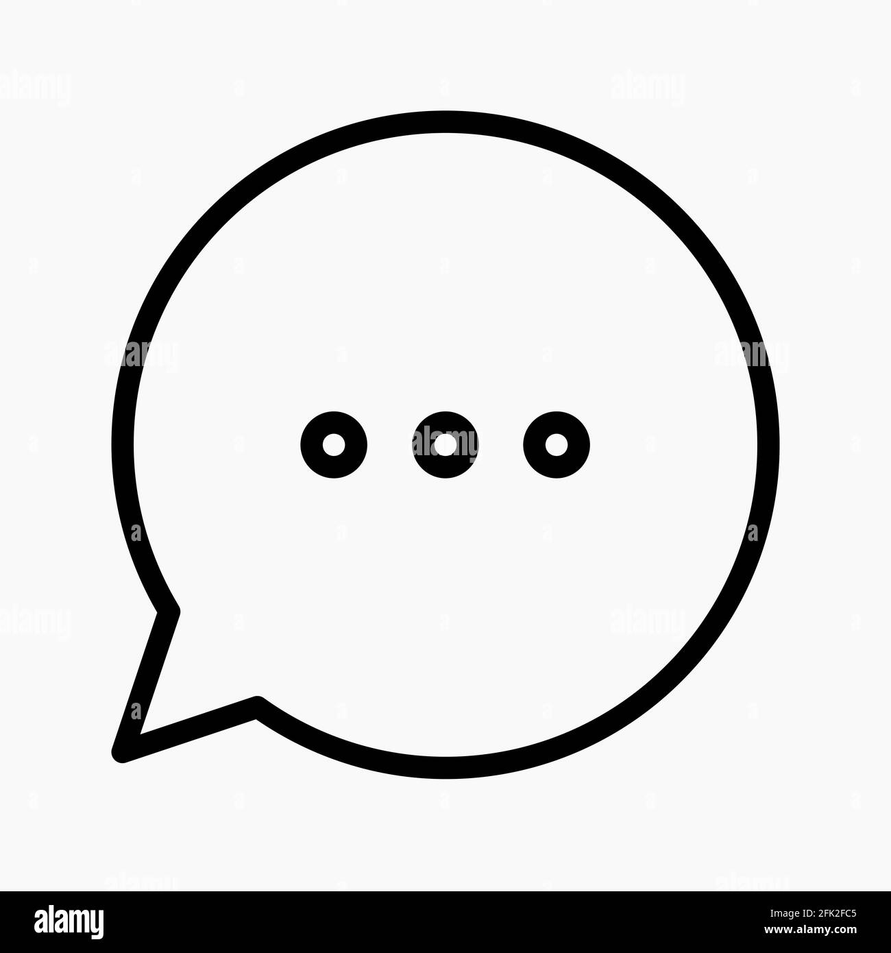 chat bubble icon for best symbol of conversation Stock Vector Image ...