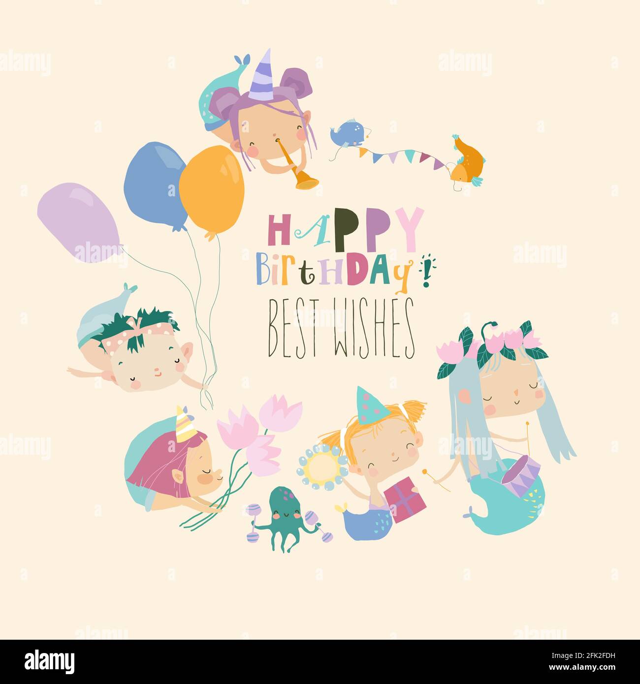 Mermaids tale Stock Vector Images - Alamy