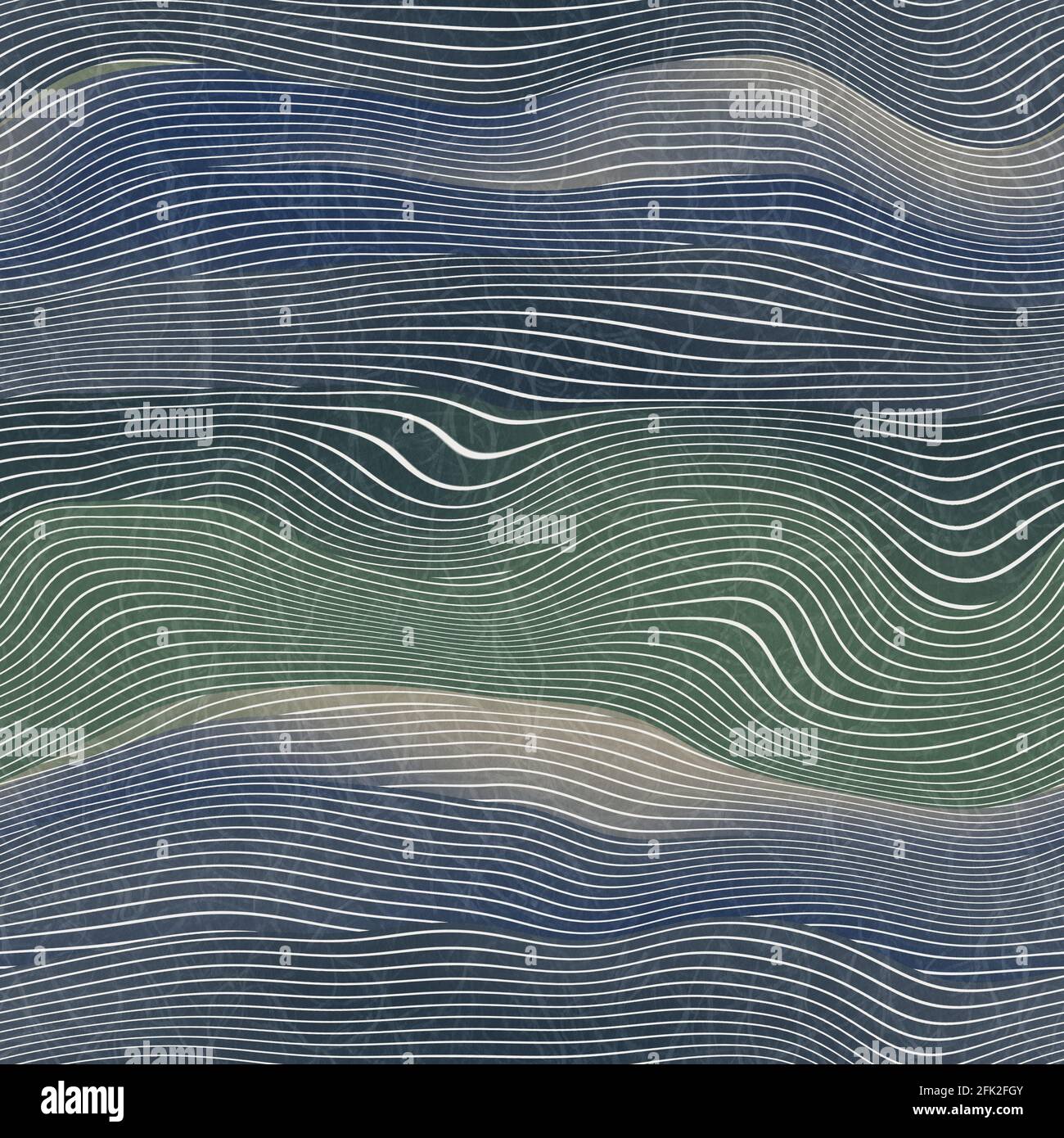 Seamless natural landscape hill pattern for print Stock Photo - Alamy