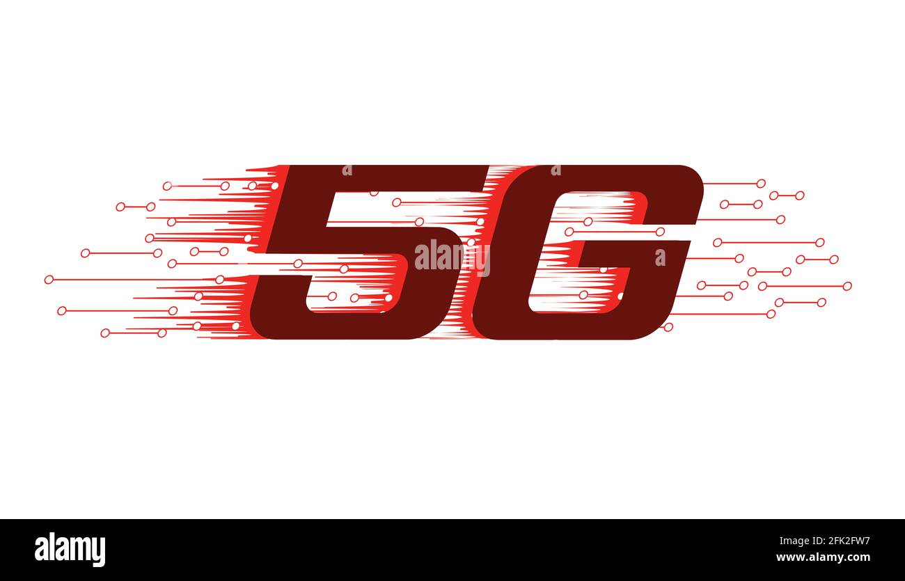 Digital speed communication technology Cut Out Stock Images & Pictures ...