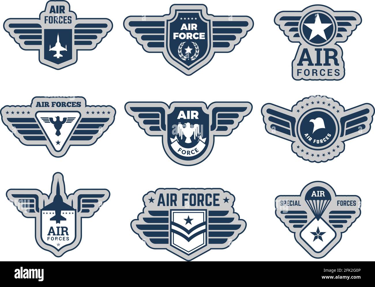 Force badge Stock Vector Images - Alamy