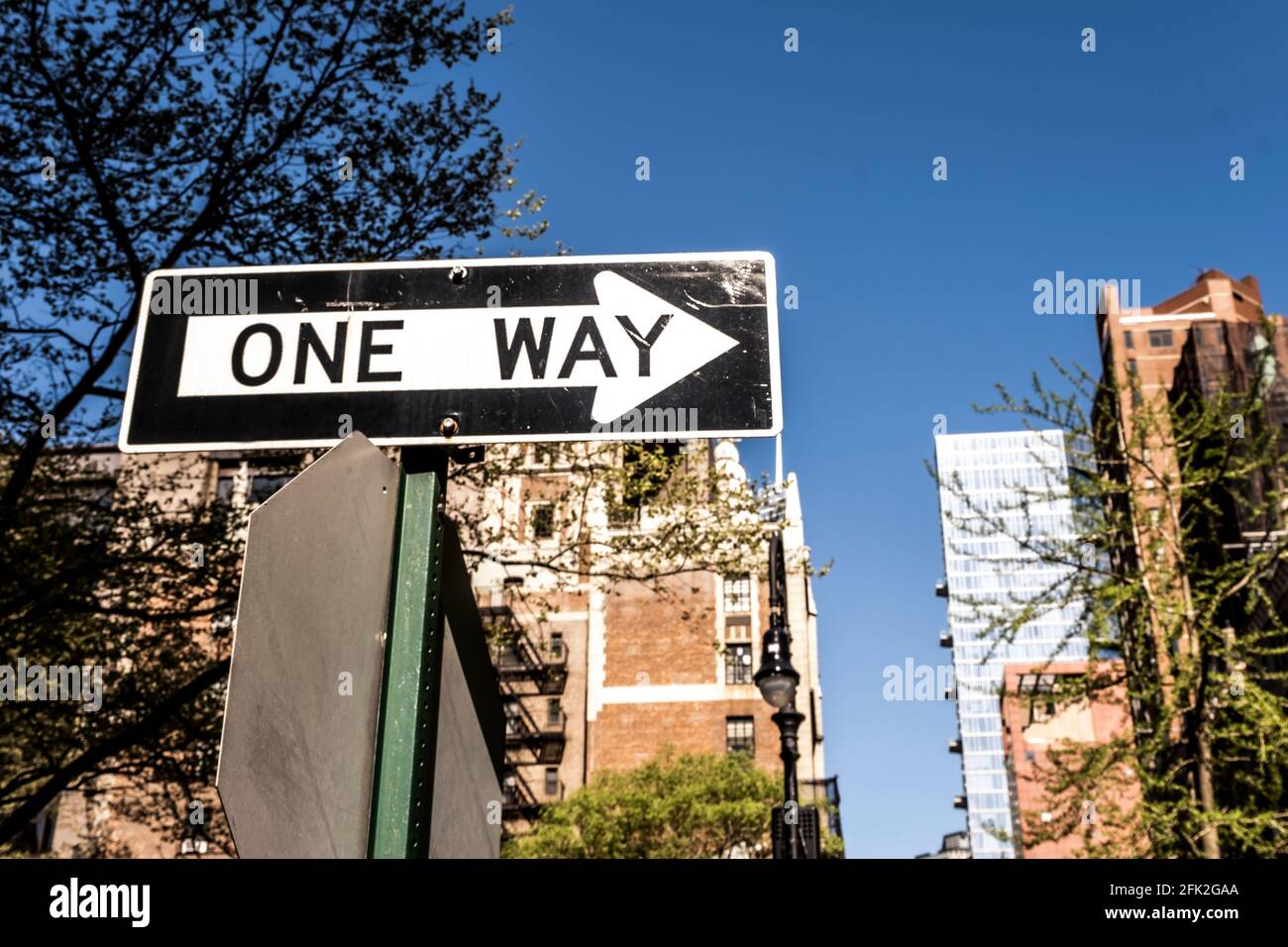 Road signs in the city Stock Photo - Alamy