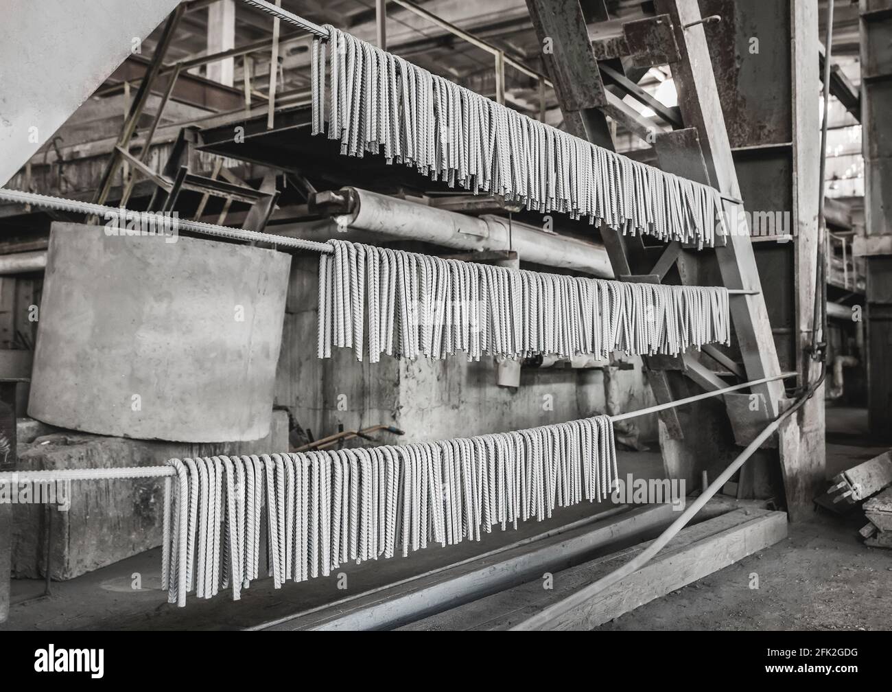 Embedded parts for concrete structures with reinforcement, iron plates ...