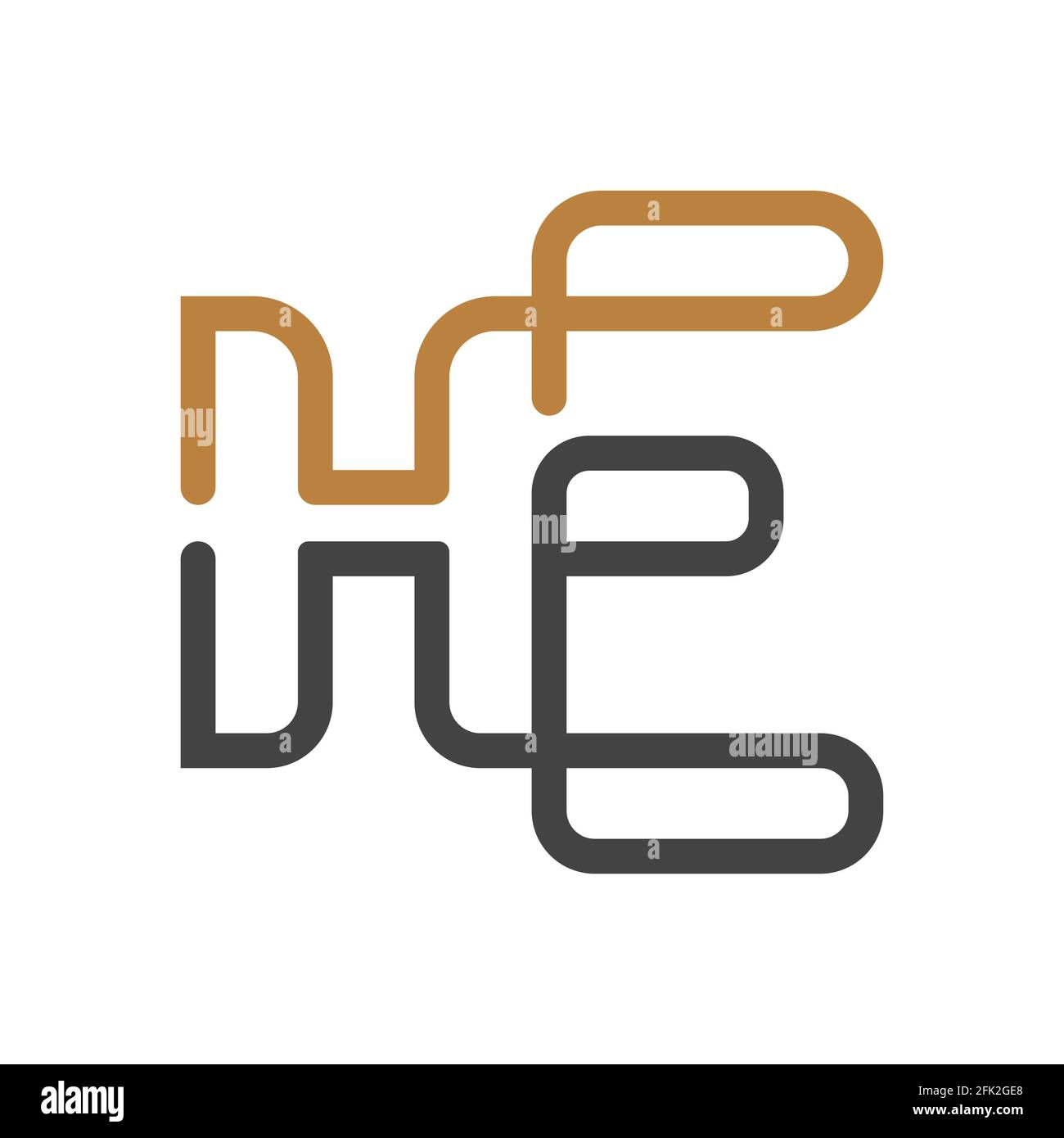 HE, EH, E AND H Abstract initial monogram letter alphabet logo design Stock Vector Image & Art ...
