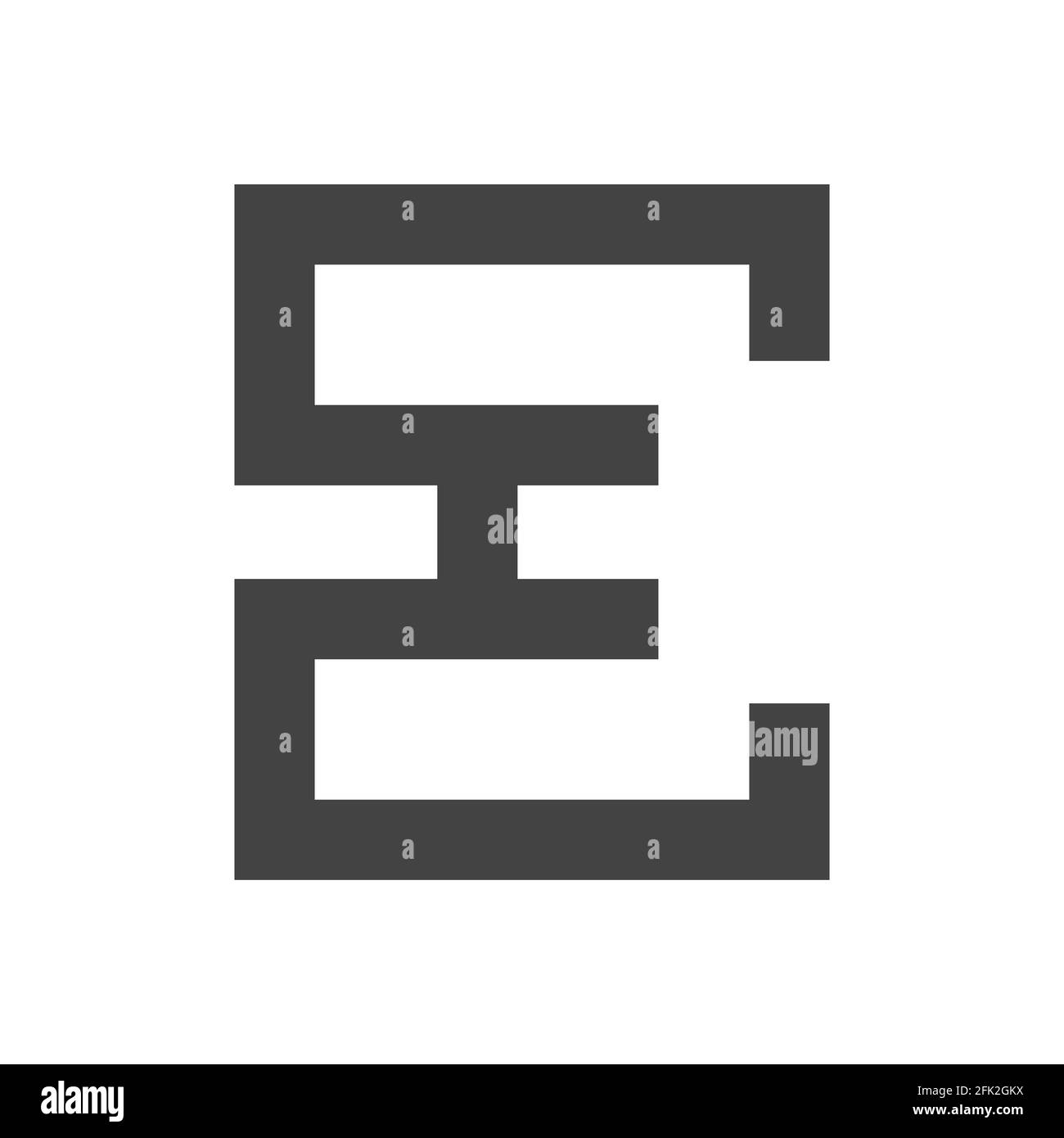 HE, EH, E AND H Abstract initial monogram letter alphabet logo design ...