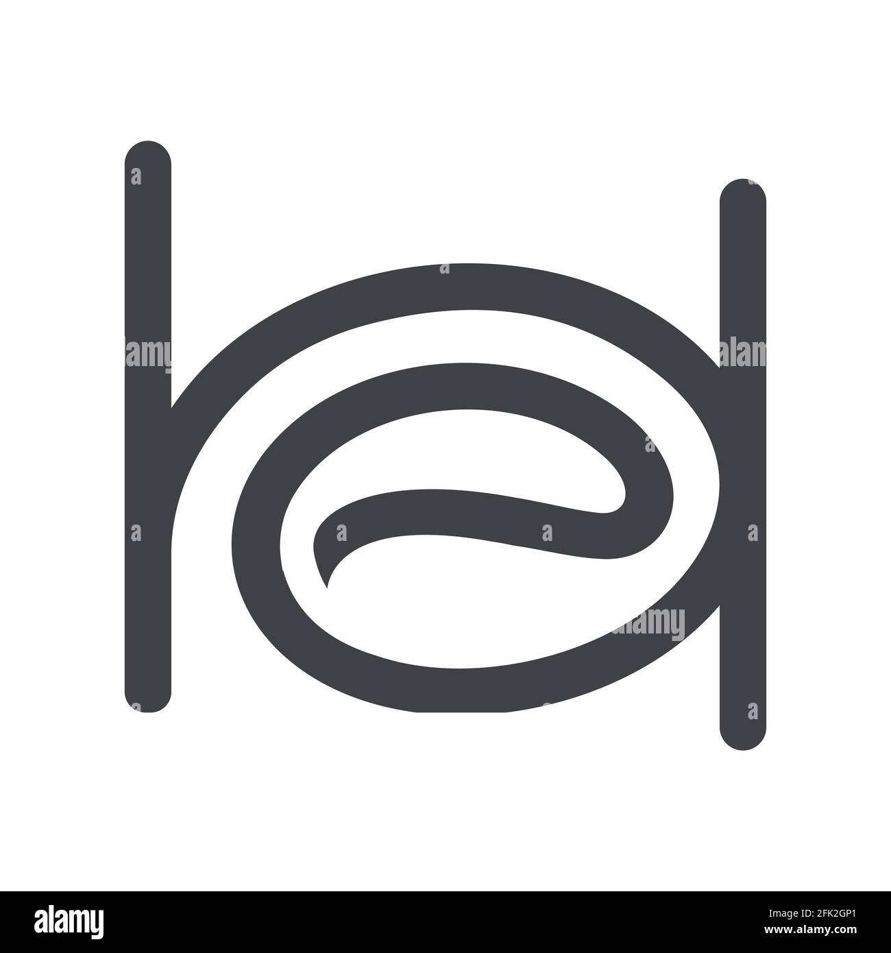 HE, EH, E AND H Abstract initial monogram letter alphabet logo design ...