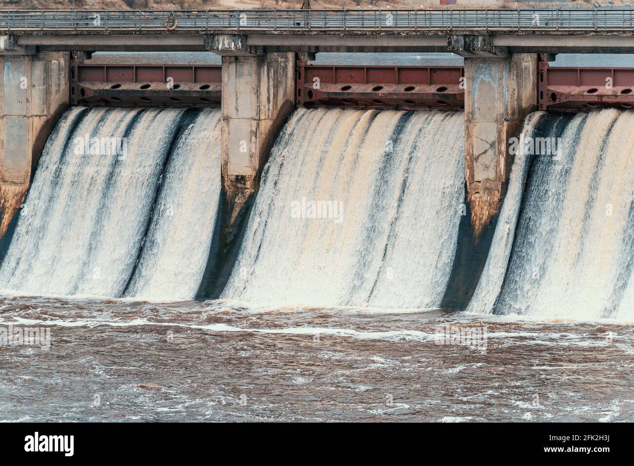 Hydroelectric Of Flowing Water