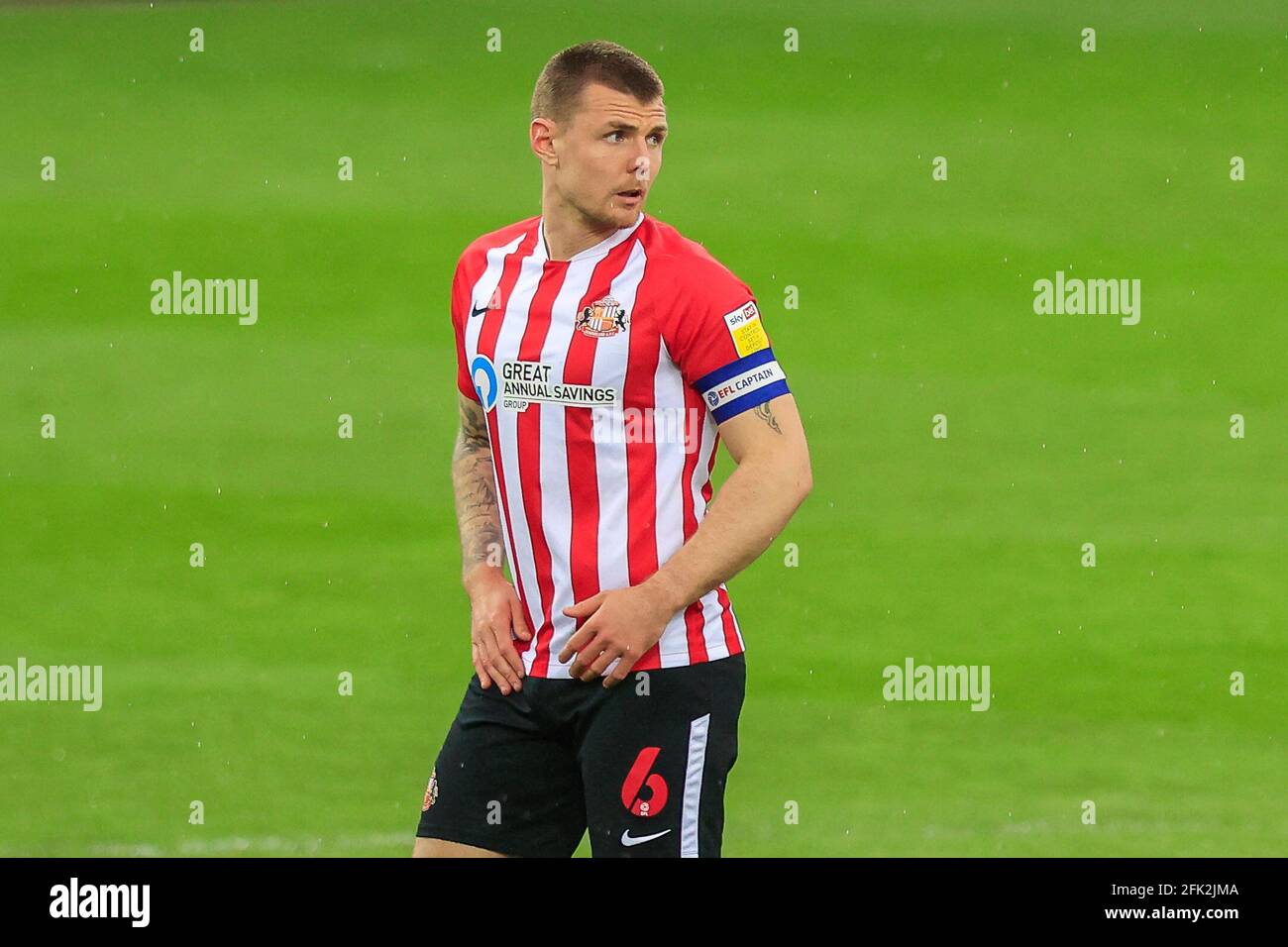 Max Power #6 of Sunderland during the game Stock Photo - Alamy