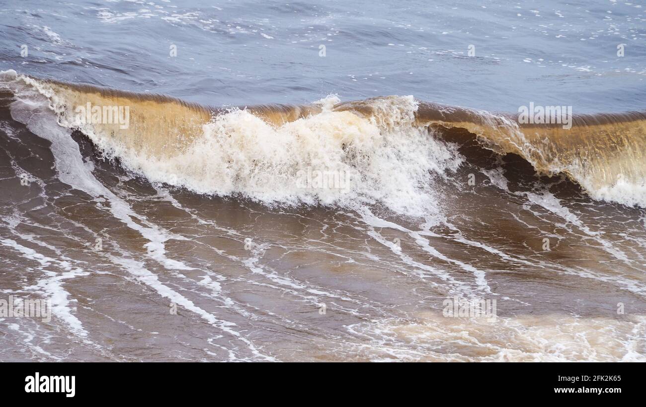 Waves breaking after storm hi-res stock photography and images - Alamy
