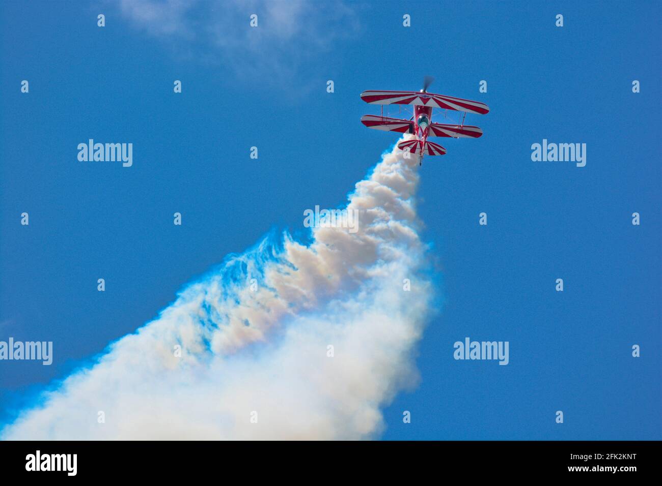 Aerobatic display at Clacton Stock Photo - Alamy
