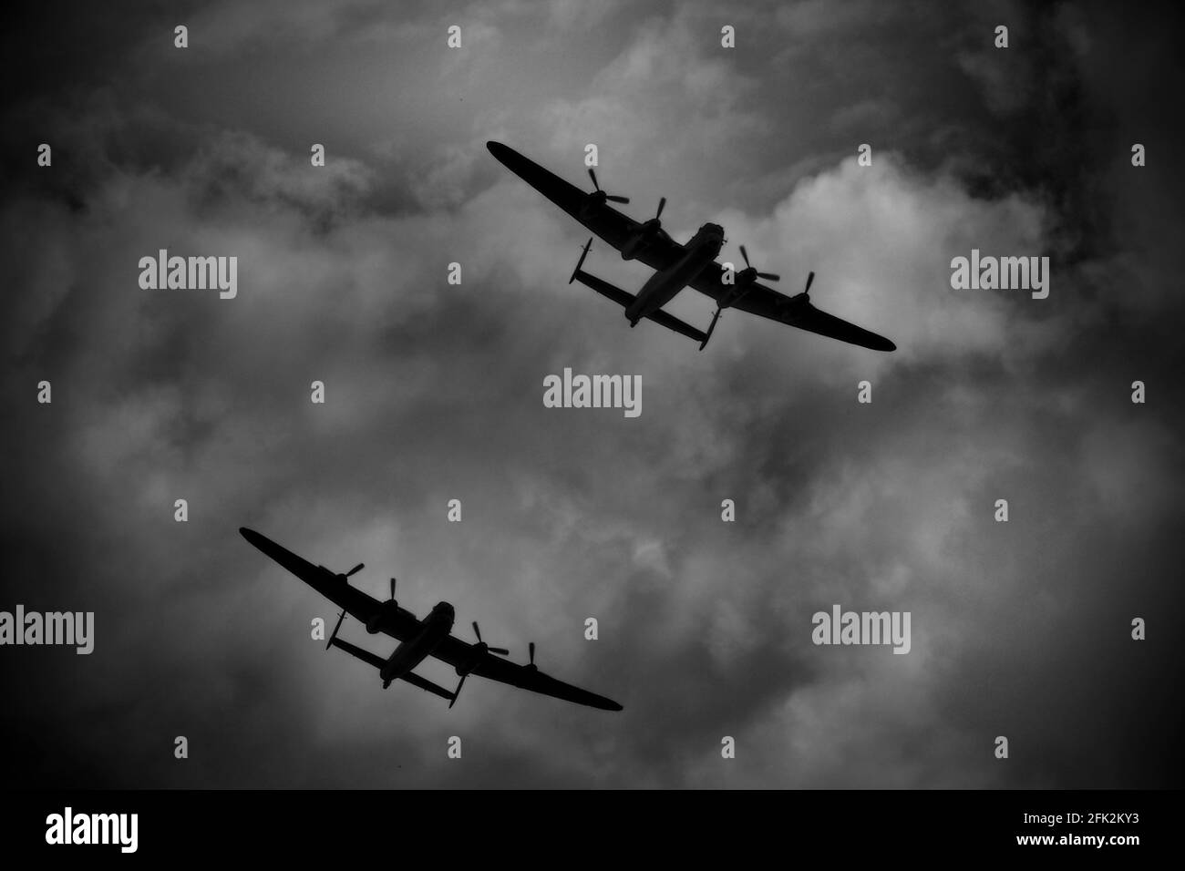 Spitfire lancaster Black and White Stock Photos & Images - Alamy
