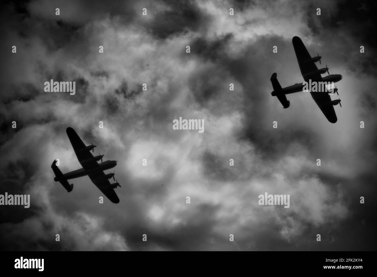 Canadian lancaster bomber Black and White Stock Photos & Images - Alamy