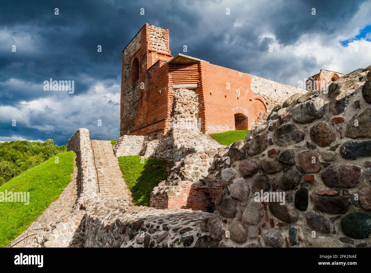 Upper Castle in Vilnius, Lithuania Stock Photo - Alamy
