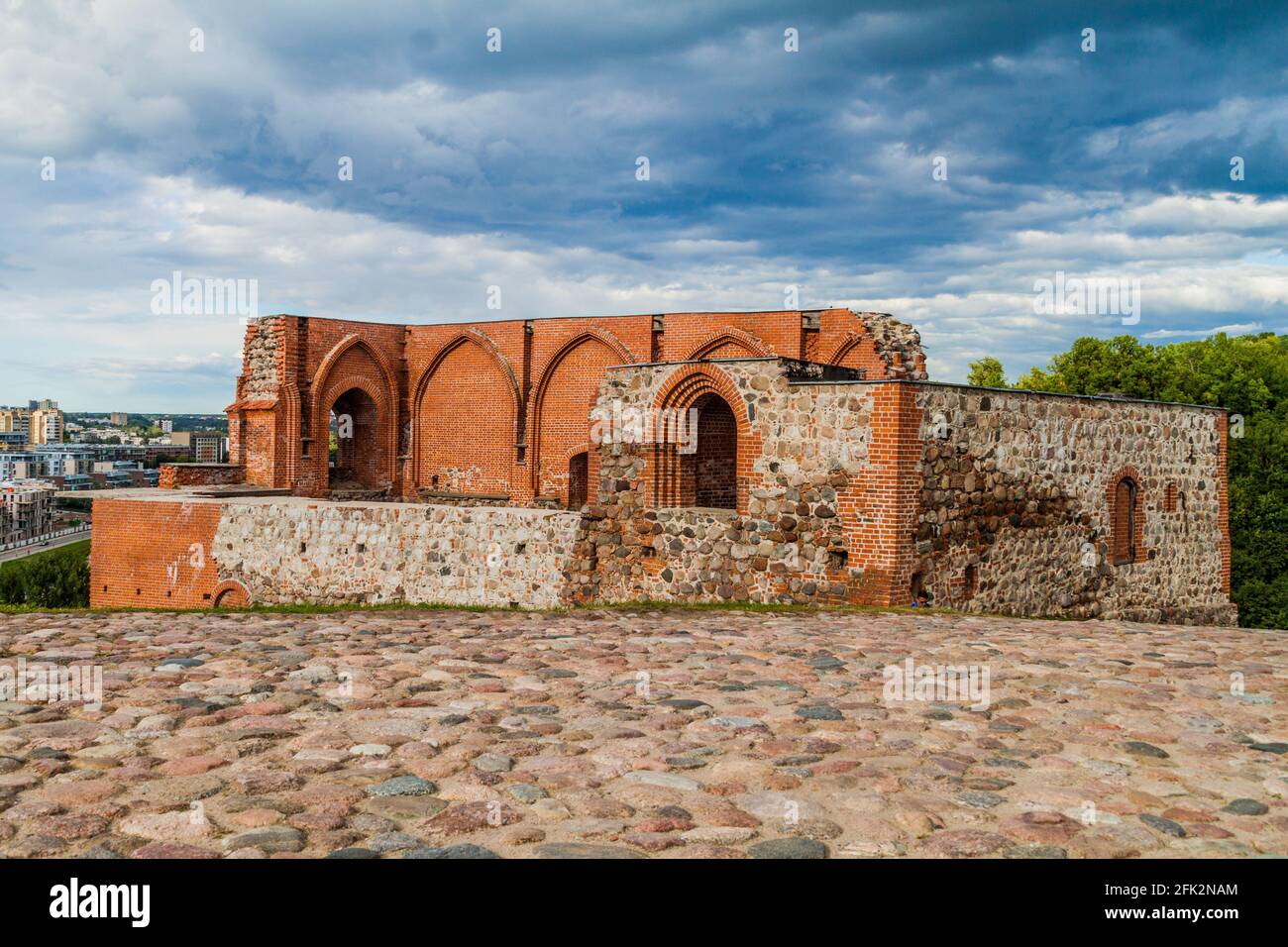 Upper Castle in Vilnius, Lithuania Stock Photo - Alamy