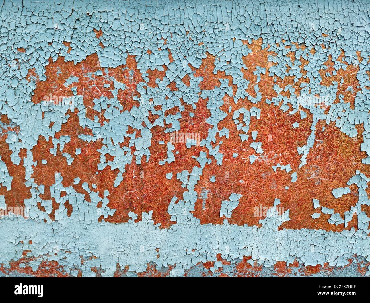 Corroded metal background. Rusted blue painted metal wall. Rusty metal ...
