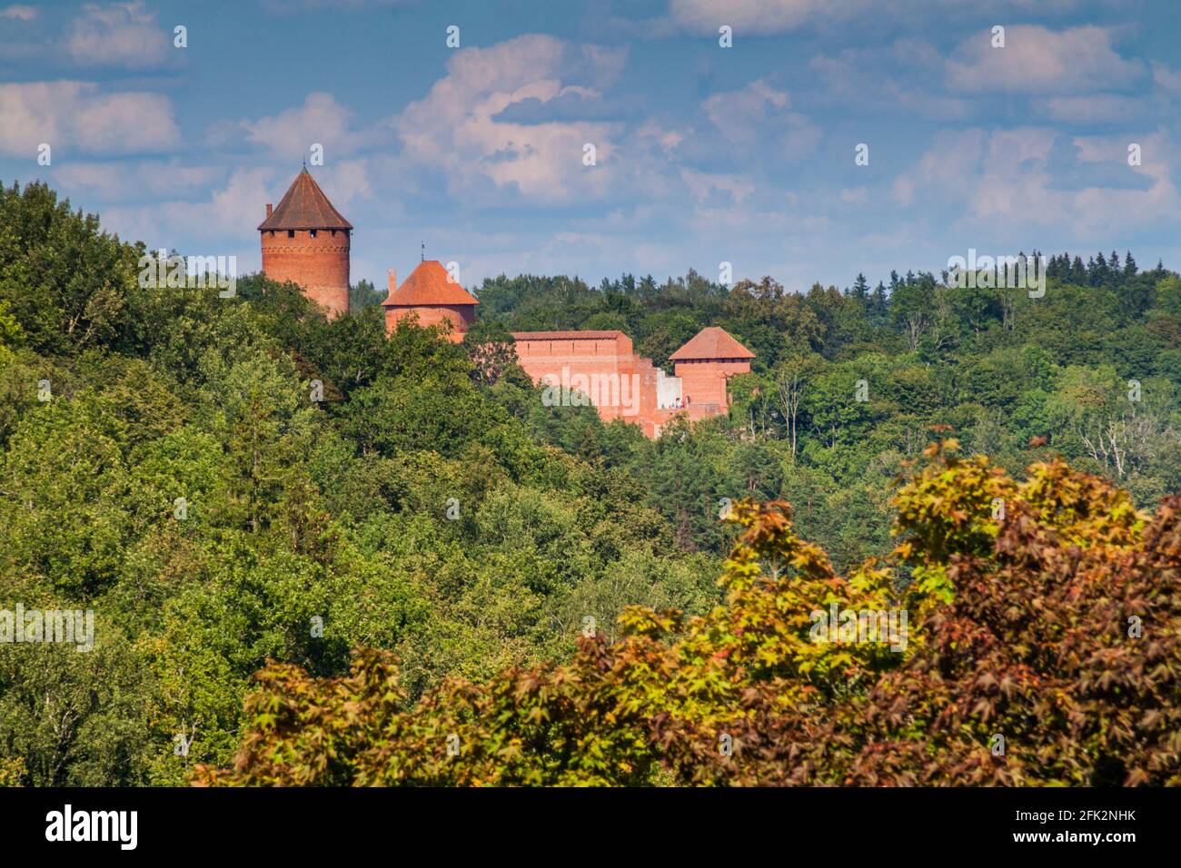 View of Turaida castle, Latvia Stock Photo - Alamy