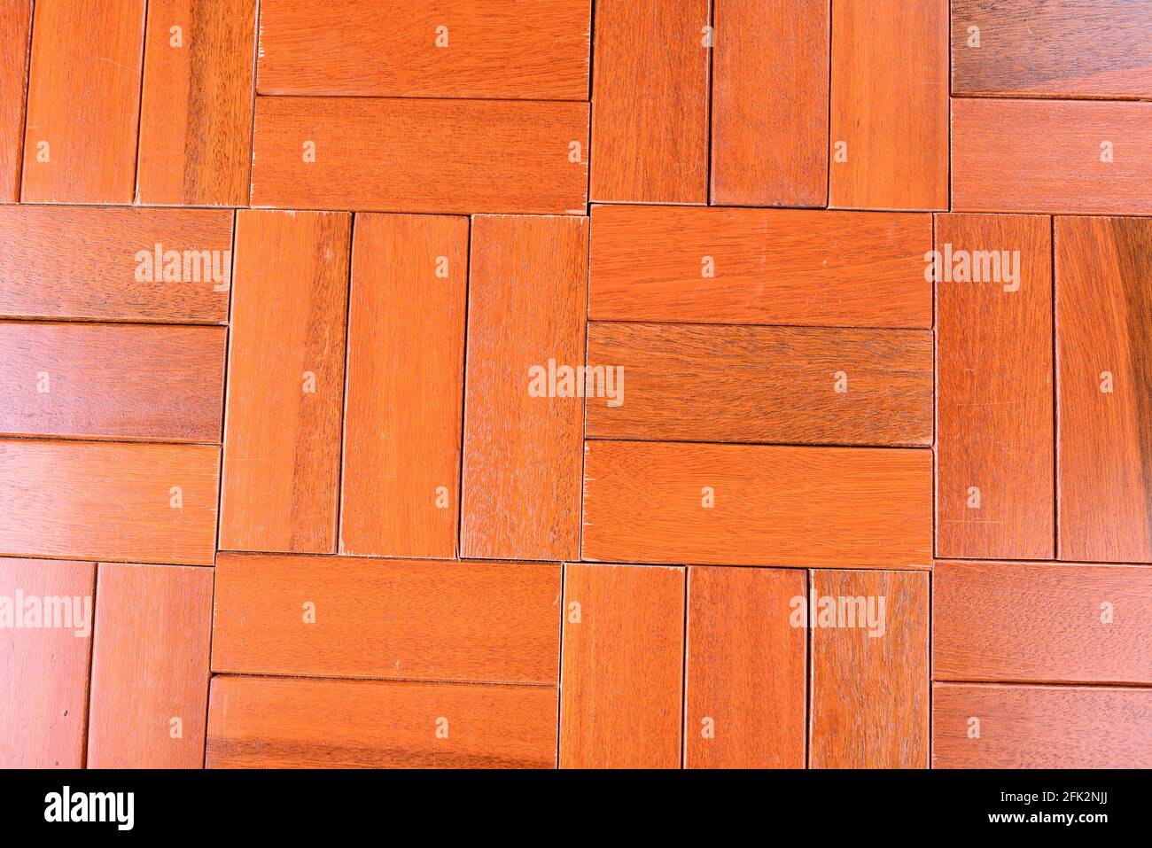 A beautiful example of red mahogany parquet flooring in a perspective ...