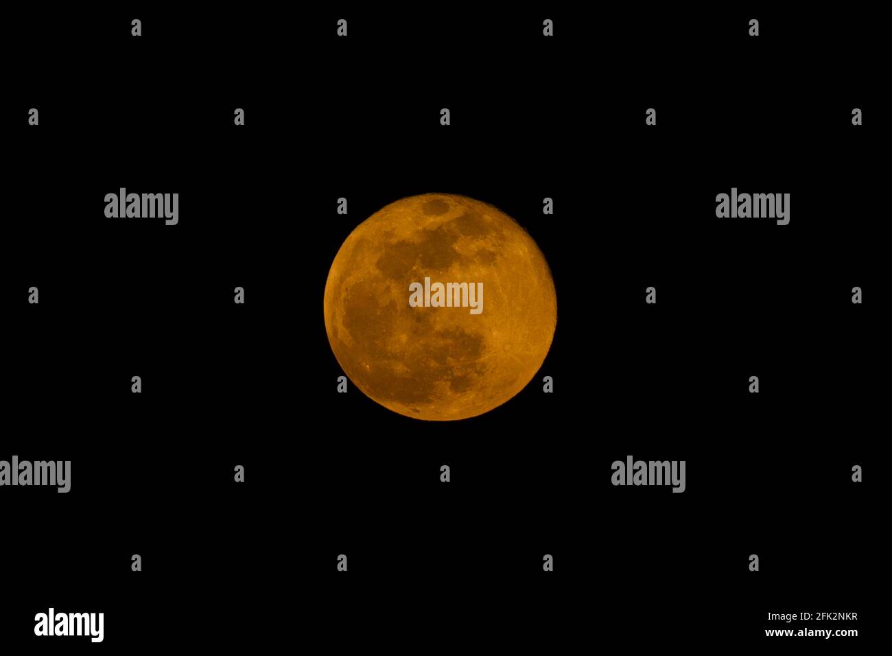 Cairo, Egypt. 27th Apr, 2021. The super moon is seen over Cairo, Egypt ...