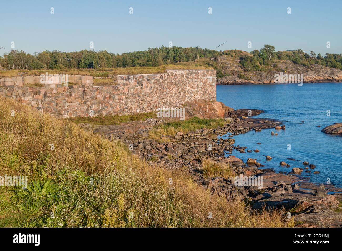 Fortifications at Suomenlinna Sveaborg , sea fortress island in ...