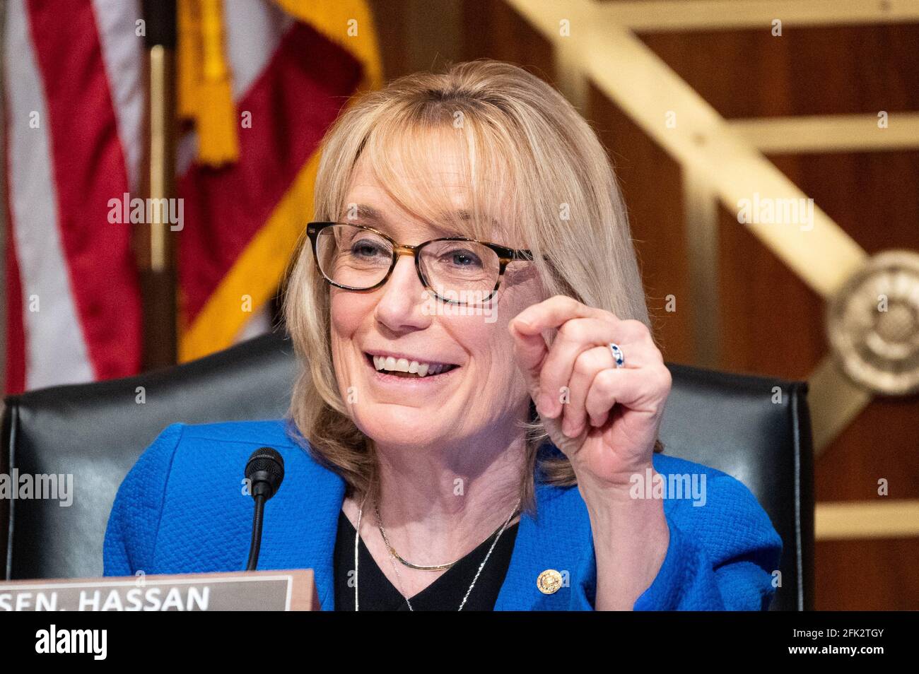 Washington, United States. 27th Apr, 2021. U.S. Senator Maggie Hassan ...