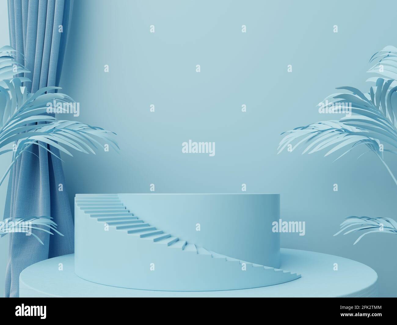 Mock up abstract podium for placing products and for placing prizes ...