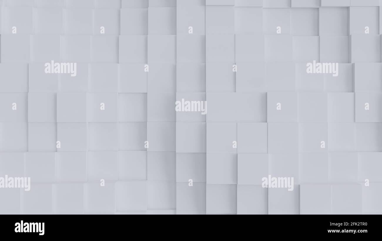 White square pattern background.3d rendering Stock Photo - Alamy
