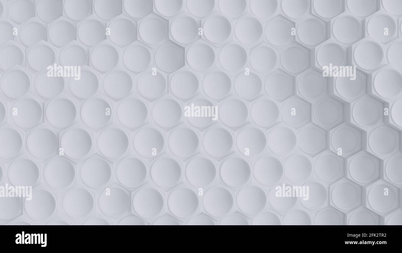White hexagon pattern background.3d rendering Stock Photo - Alamy
