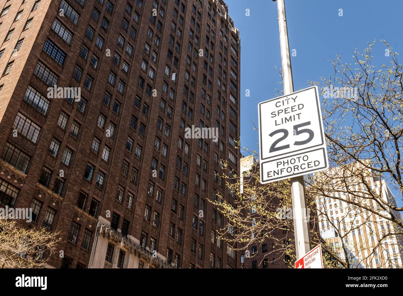 Road signs in the city Stock Photo - Alamy