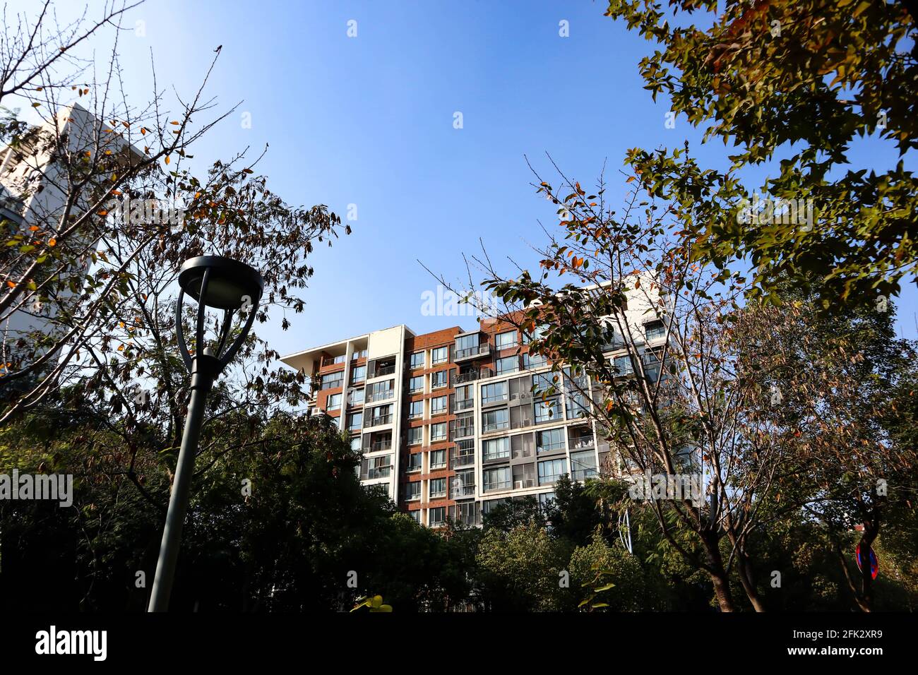 These modern buildings are apartments and offices for the Chinese ...