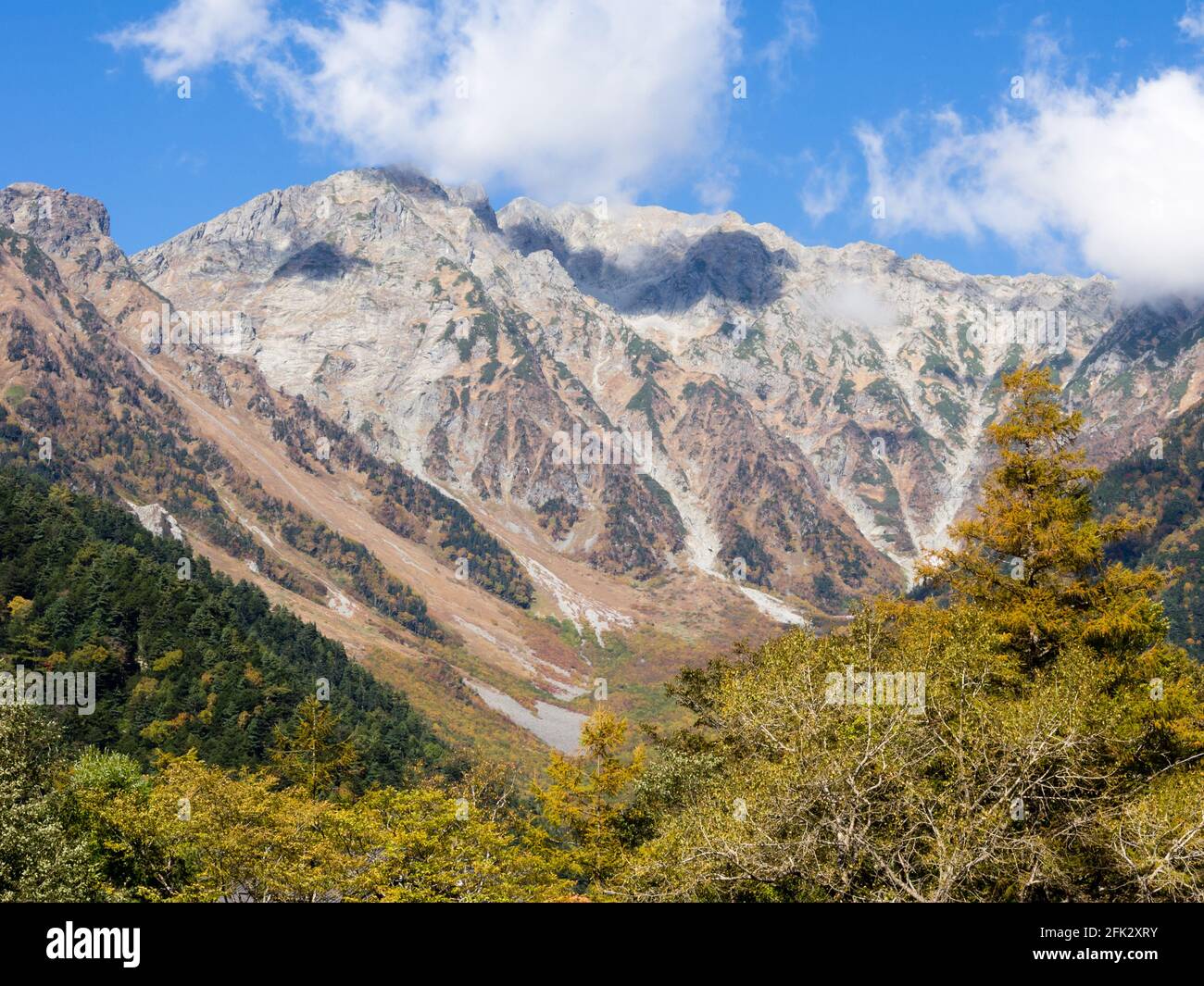 Kamikochi valley in early fall - Nagano prefecture, Japan Stock Photo ...