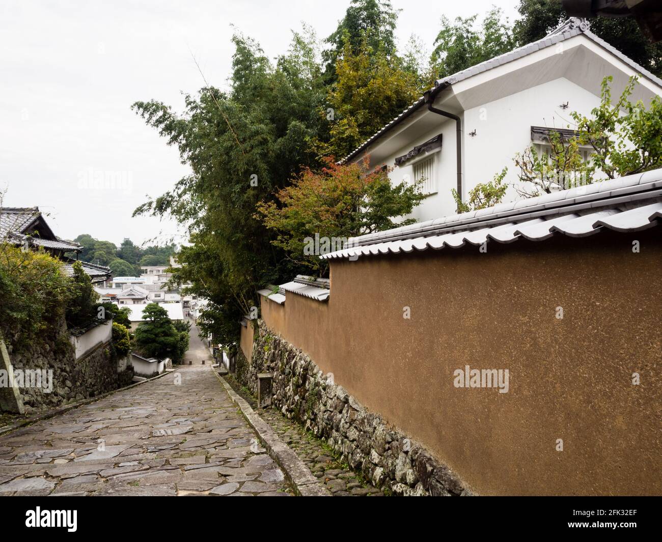 Kitsuki, Japan - October 31, 2016: Pedestrian alley and traditional ...