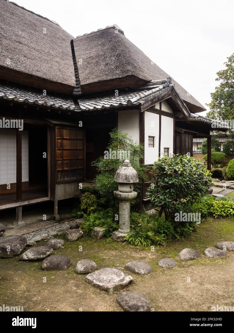 Kitsuki, Japan - October 31, 2016: Traditional Japanese house with ...