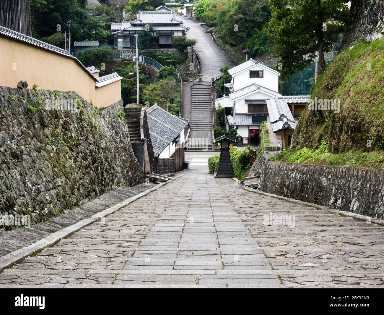 Kitsuki, Japan - October 31, 2016: Historic downtown Kitsuki, an old ...