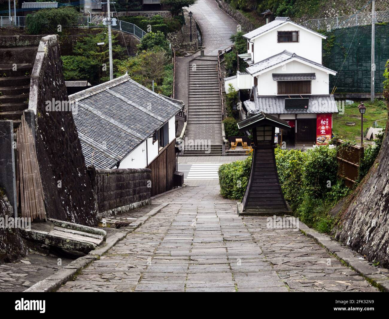 Kitsuki, Japan - October 31, 2016: Historic downtown Kitsuki, an old ...