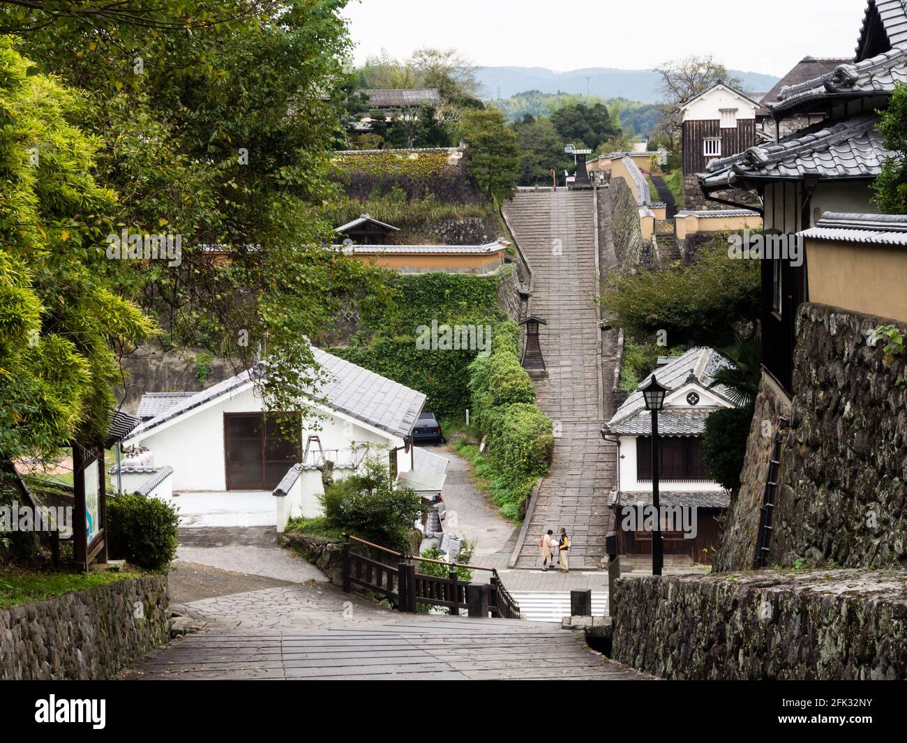 Kitsuki, Japan - October 31, 2016: Historic downtown Kitsuki, an old ...