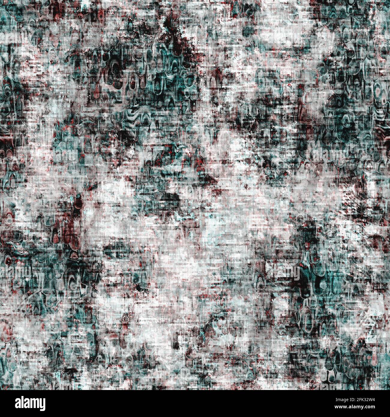 Mottled grunge blotch peeling wall pattern background. Worn aqua blue ...