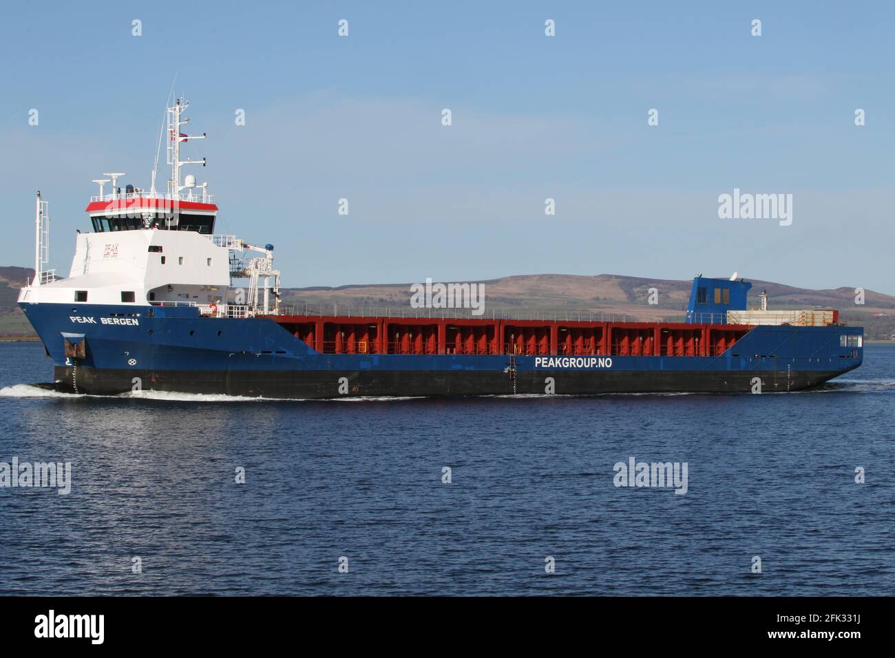 MV Peak Bergen, a cargo ship operated by Peak Project Carriers (Peak ...