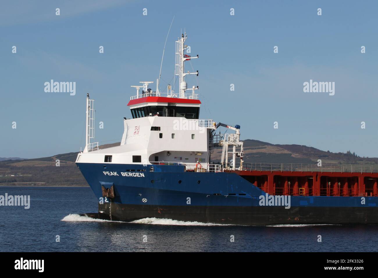 MV Peak Bergen, a cargo ship operated by Peak Project Carriers (Peak ...
