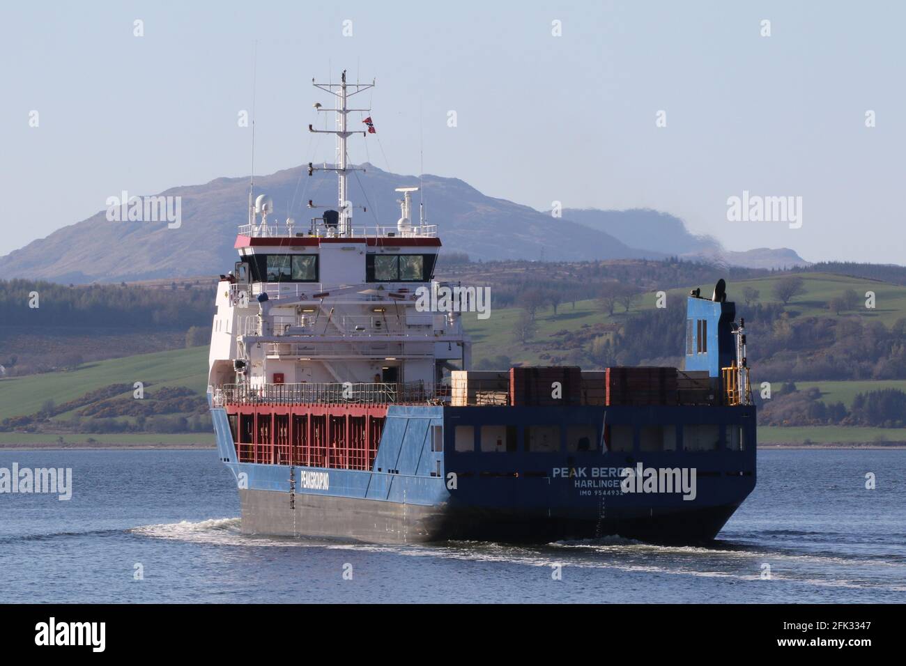 MV Peak Bergen, a cargo ship operated by Peak Project Carriers (Peak ...
