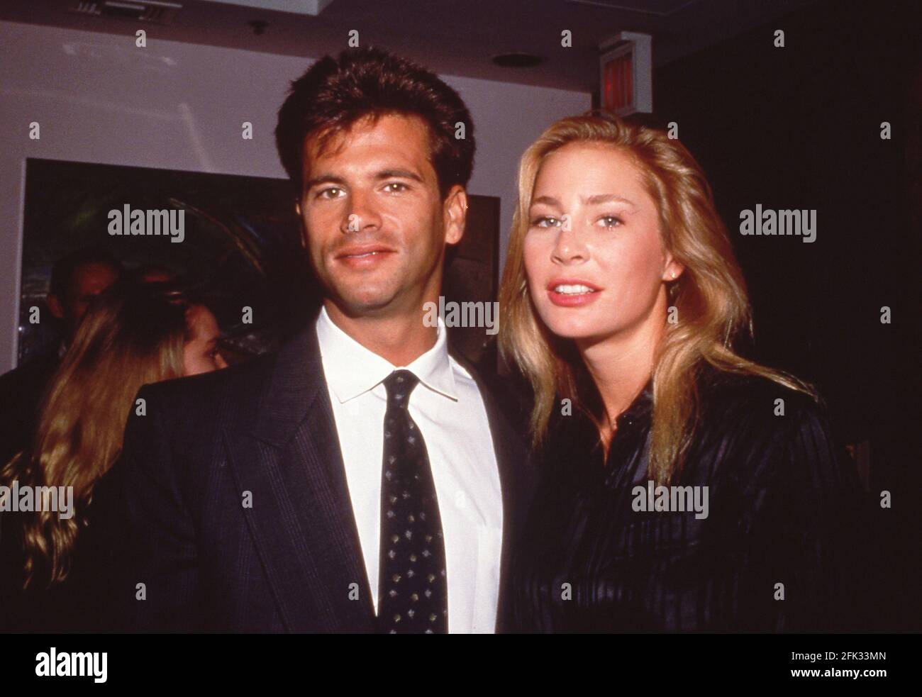 Lorenzo Lamas and Kathleen Lamas October 1989 Credit: Ralph Dominguez ...