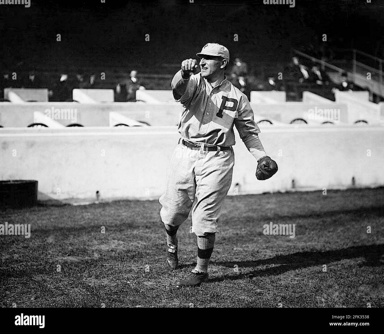 Hans Lobert, Philadelphia Phillies, at the Polo Grounds New York, 1912 ...