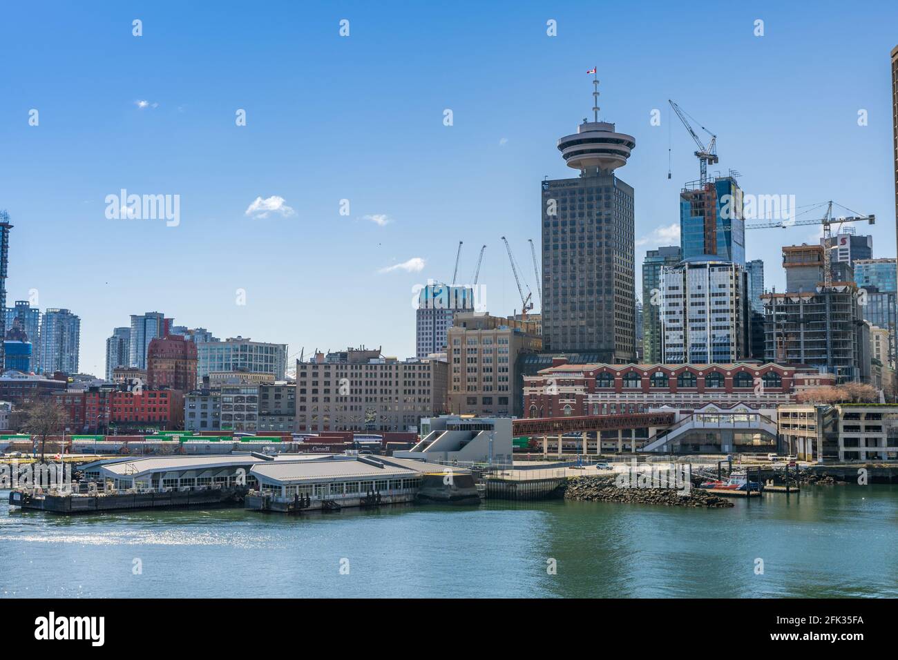 Waterfront station seabus terminal and downtown Vancouver City, BC ...