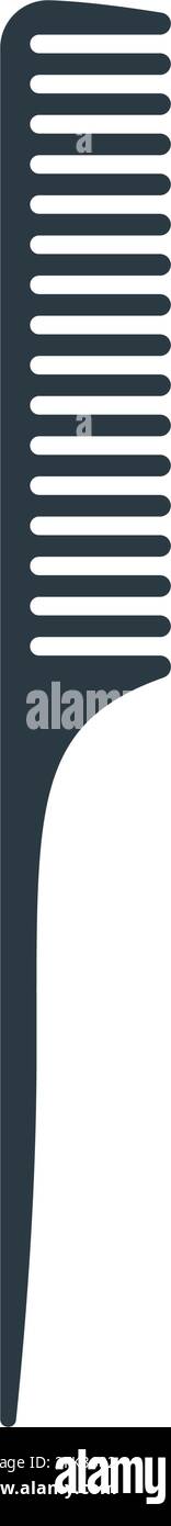 Hair comb with divider vector flat isolated on white Stock Vector Image ...