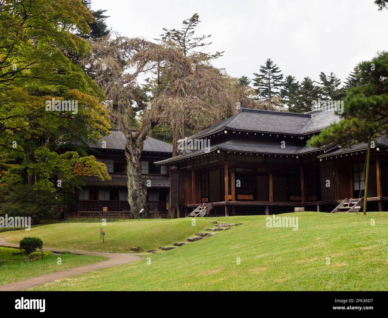 Nikko, Japan - October 23, 2016: Traditional Japanese residence with ...