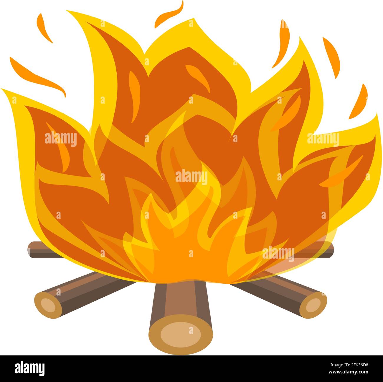Fire Log Clipart