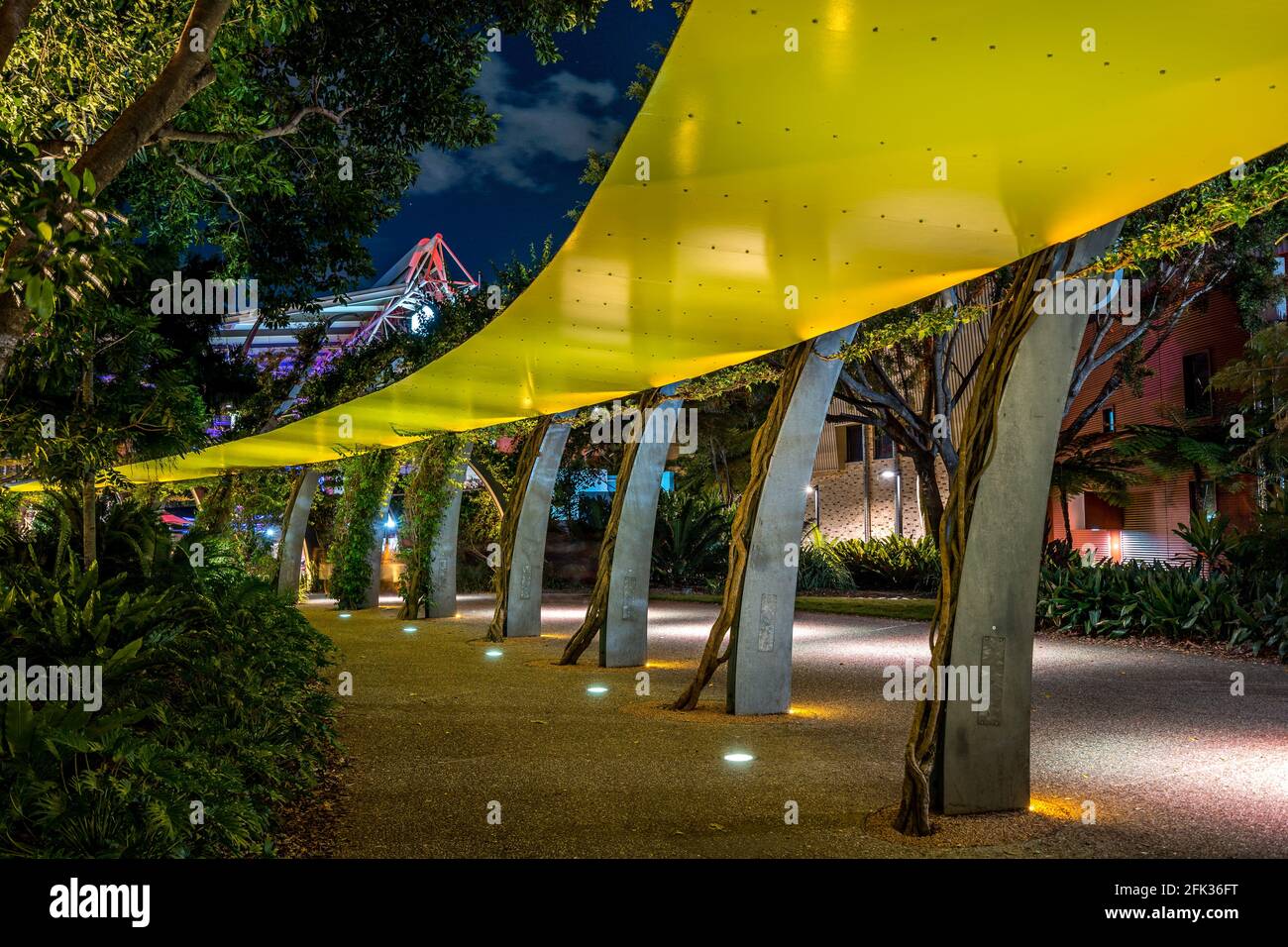 Brisbane Arbour walk located in the picturesque Southbank parklands ...